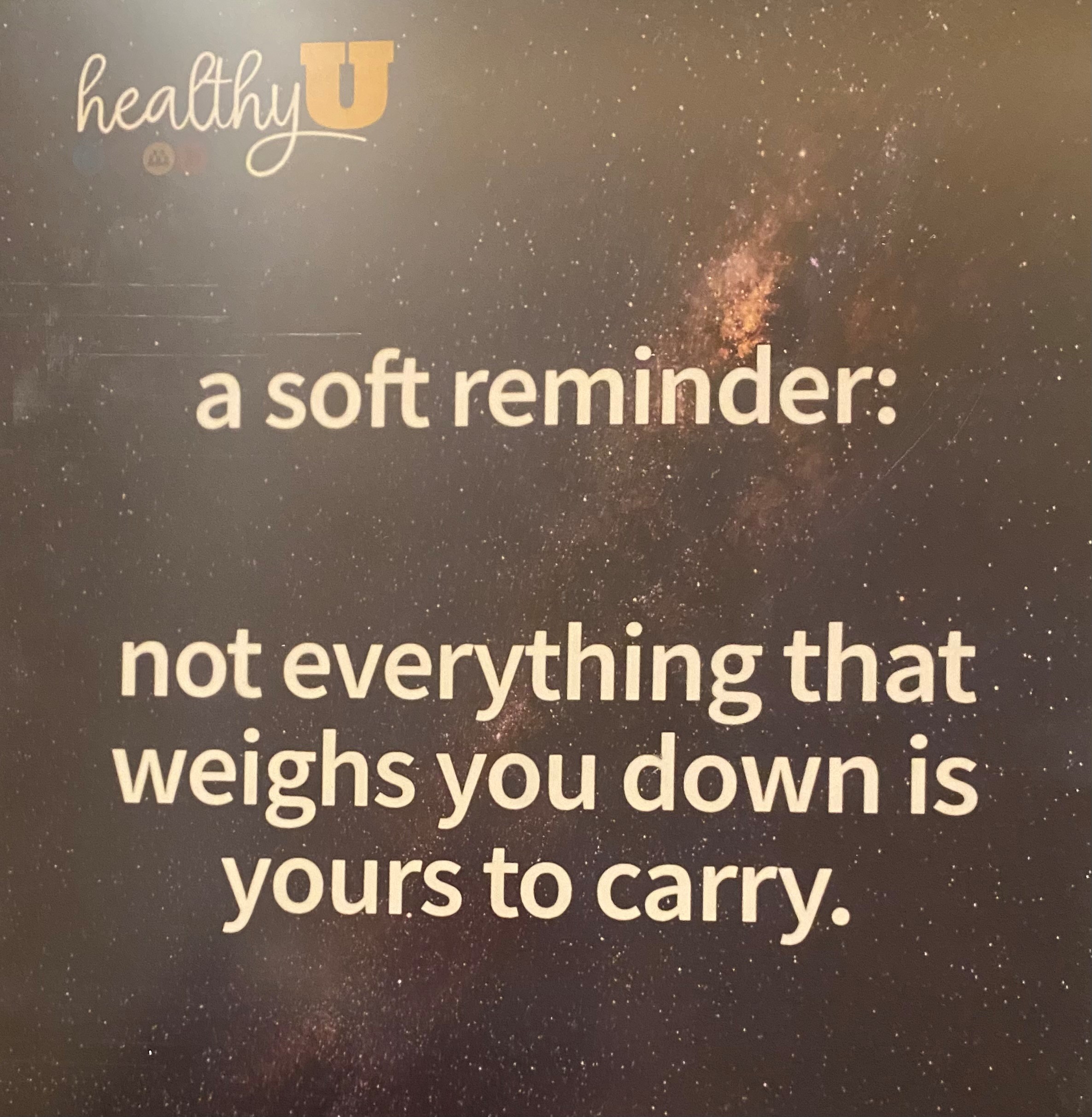 Soft Reminders – IN THE MIDDLE